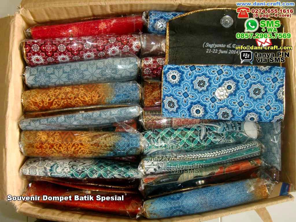 Souvenir Dompet Batik Besar Spesial | Souvenir Pernikahan