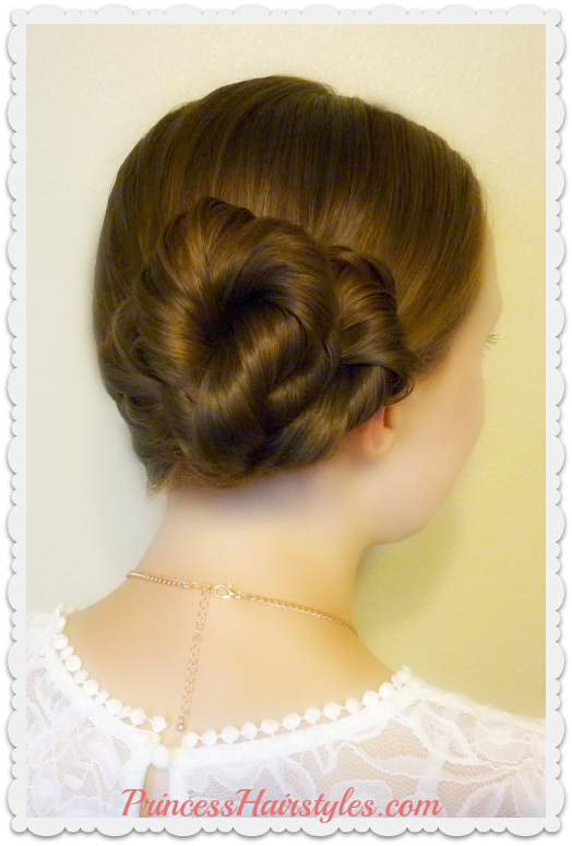 Easy Twist Updo Hairstyle | Hairstyles For Girls - Princess Hairstyles