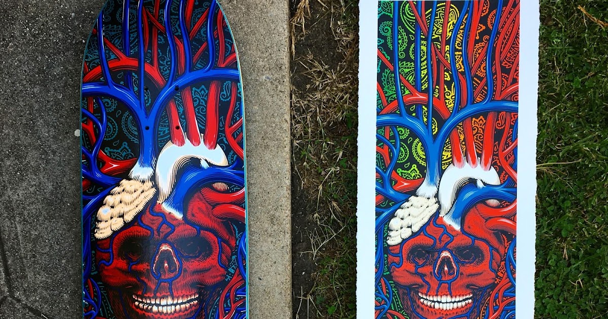 INSIDE THE ROCK POSTER FRAME BLOG: Sean Cliver Heart & Skull Art Print ...