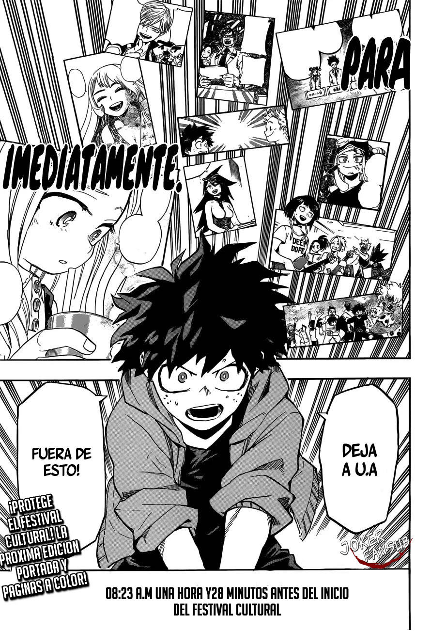 Leer Boku No Hero Academia Capítulo 175 Online Español Leo Mangas Online