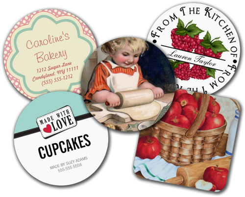 bztees2go: Baking Stickers and Labels