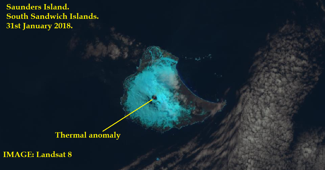 South Sandwich Islands Volcano Monitoring Blog: Thermal anomaly ...