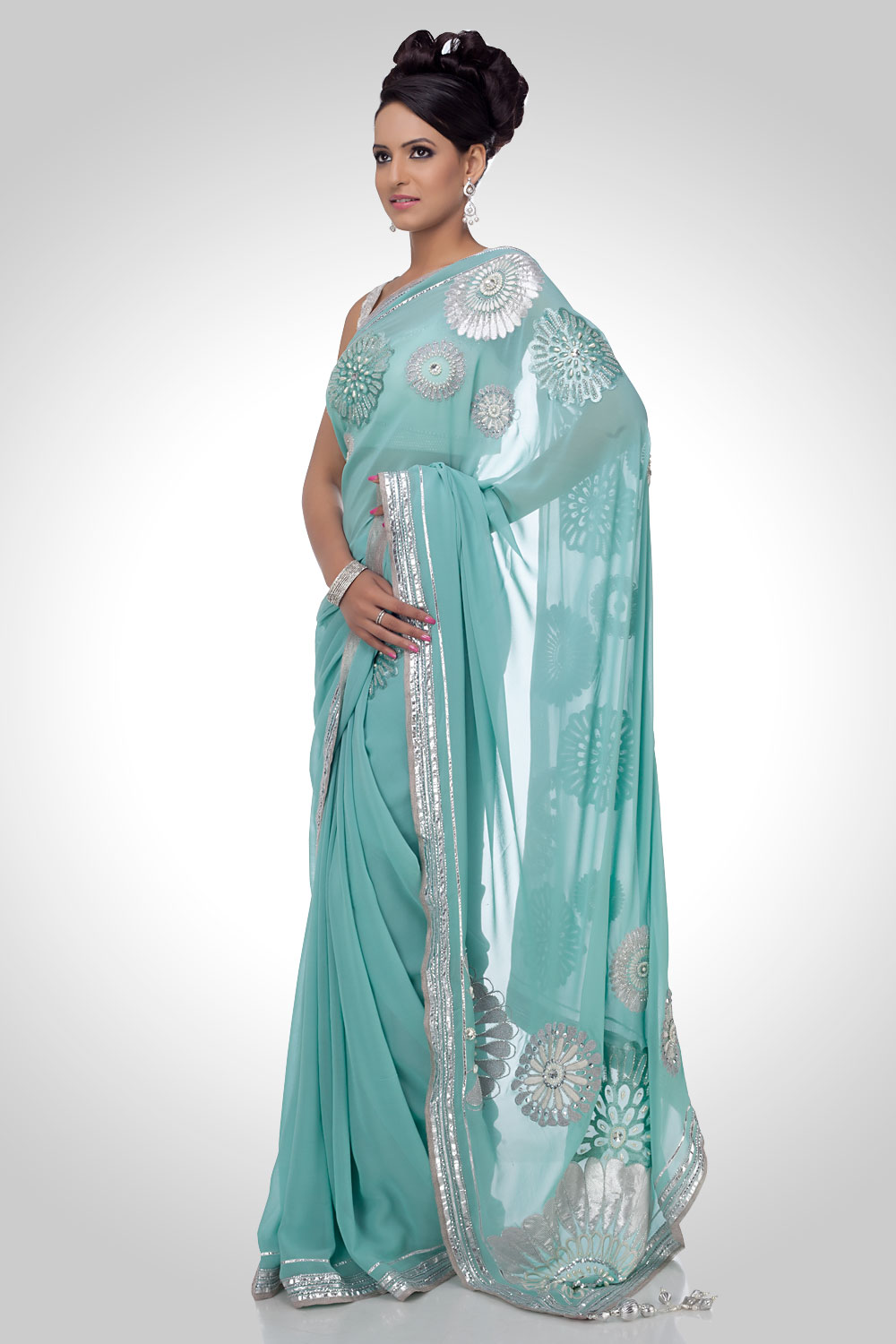 Satya Paul Embroidered Sarees | Indian Saree Trends 2012-2013