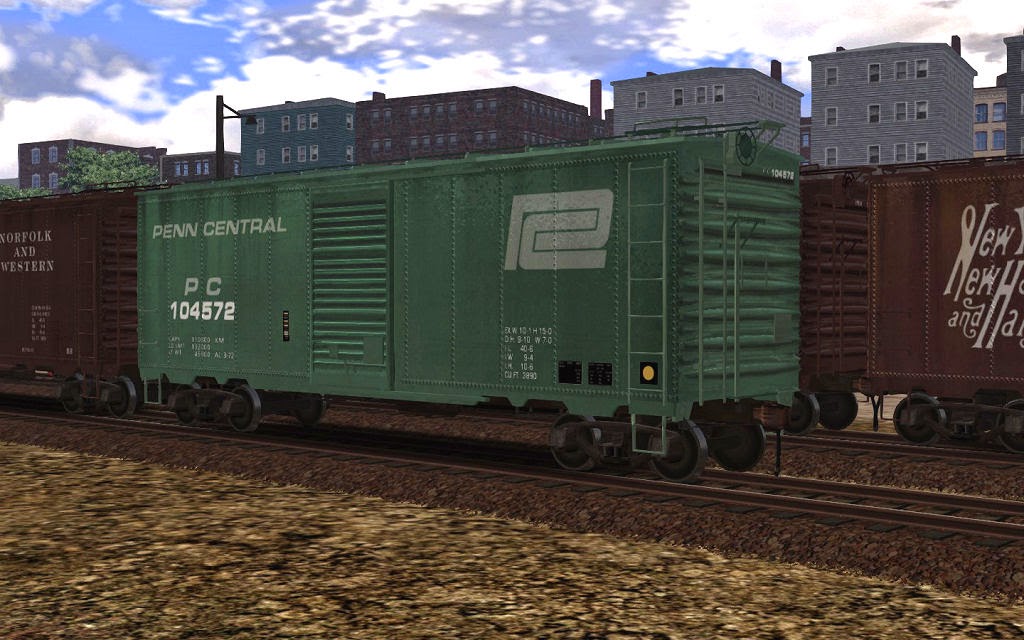 Golden Age of Railroading: New Penn Central 40ft Boxcar