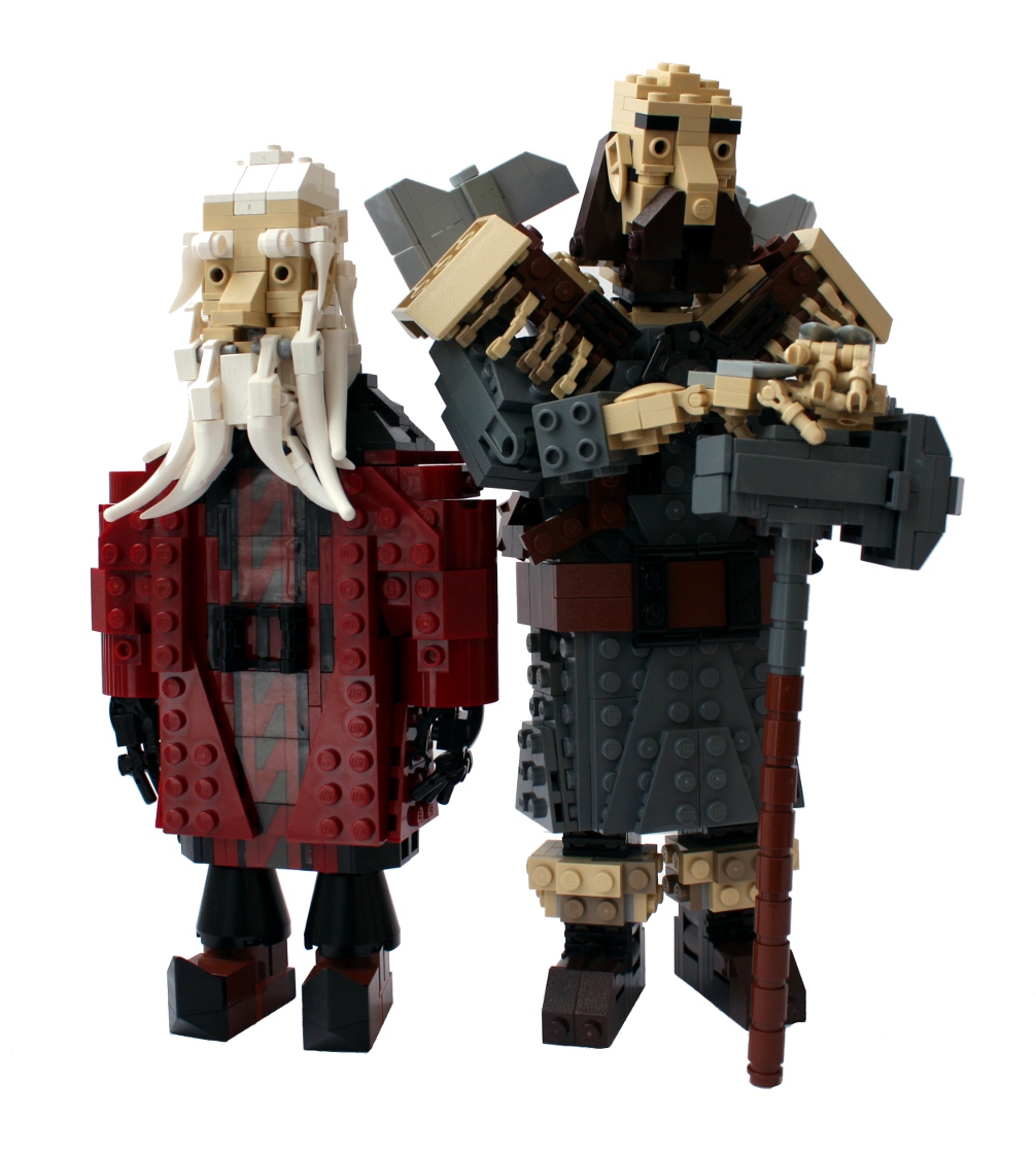 MOC: Dwarf brothers Balin & Dwalin | Cyclopic Bricks