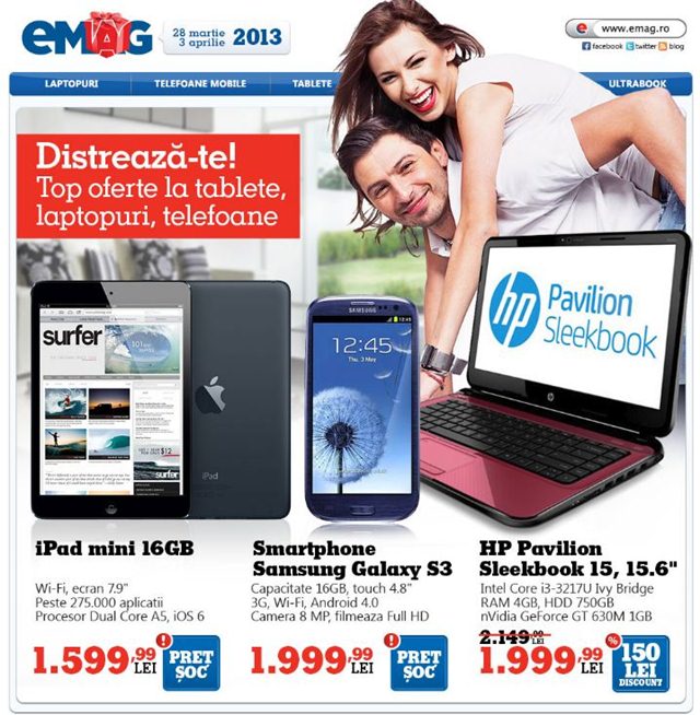 Promotii EMAG la telefoane, tablete si laptopuri | Magazine online ...