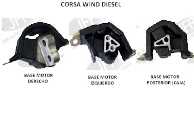 BASES DE MOTOR DIESEL ~ cauchossa