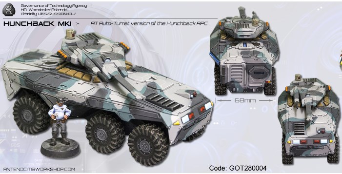 Pousse Plomb: Véhicules Antenocitis