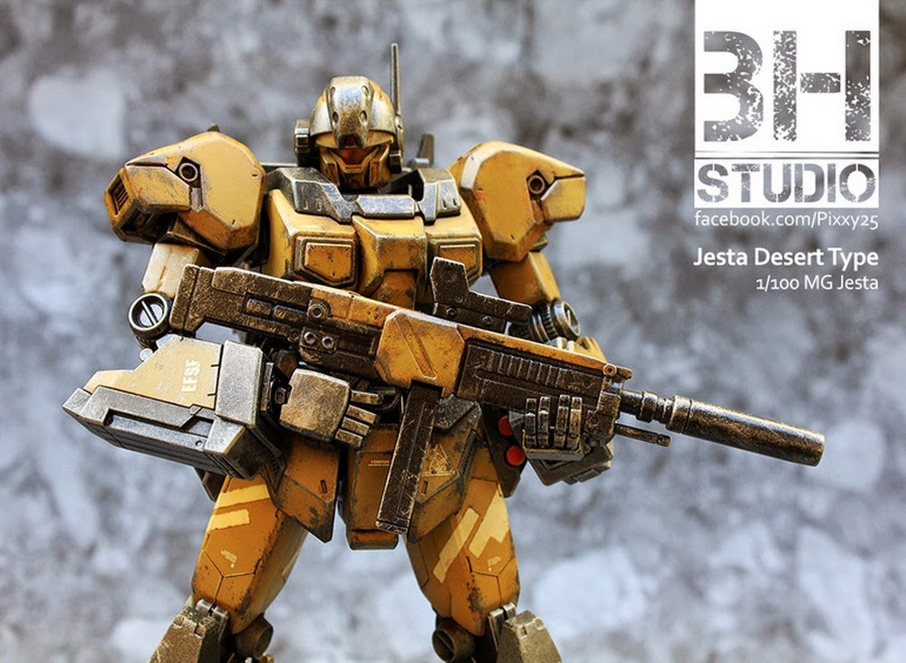 Custom Build: MG 1/100 Jesta "Desert Type"