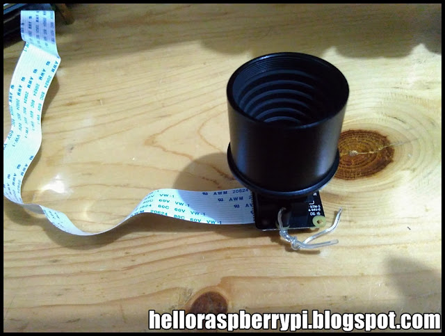 Hello Raspberry Pi: Mount Raspberry Pi Camera Module to telescope (with ...