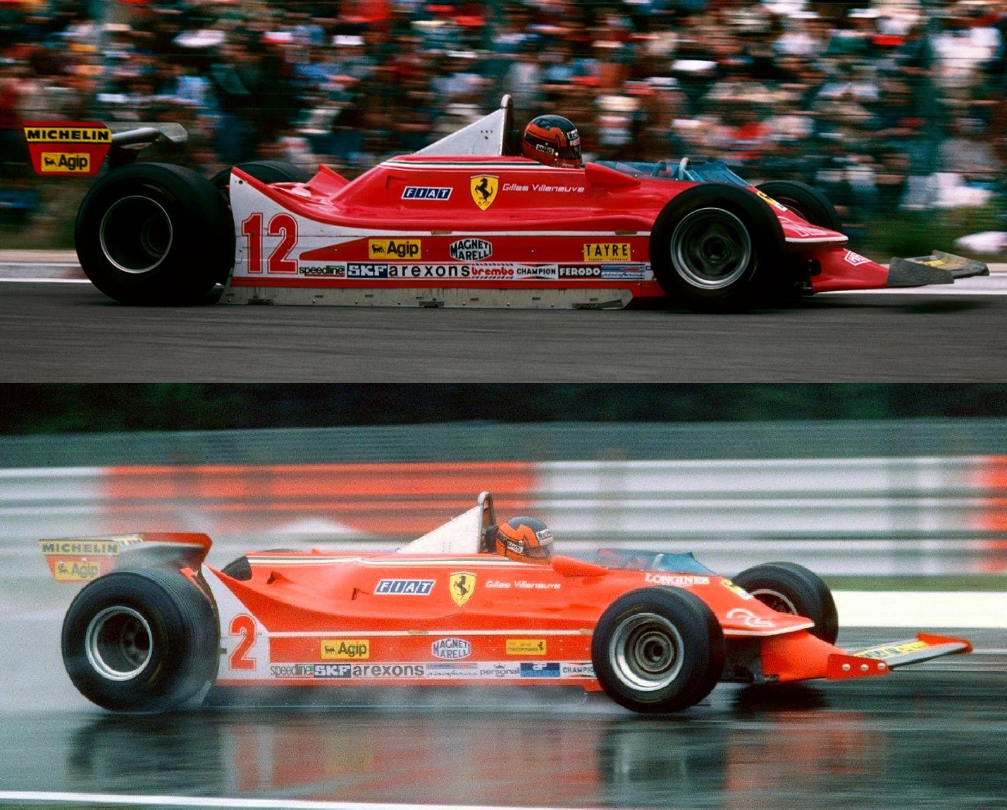 El sofá de la F1: Ferrari 312 T4 y T5