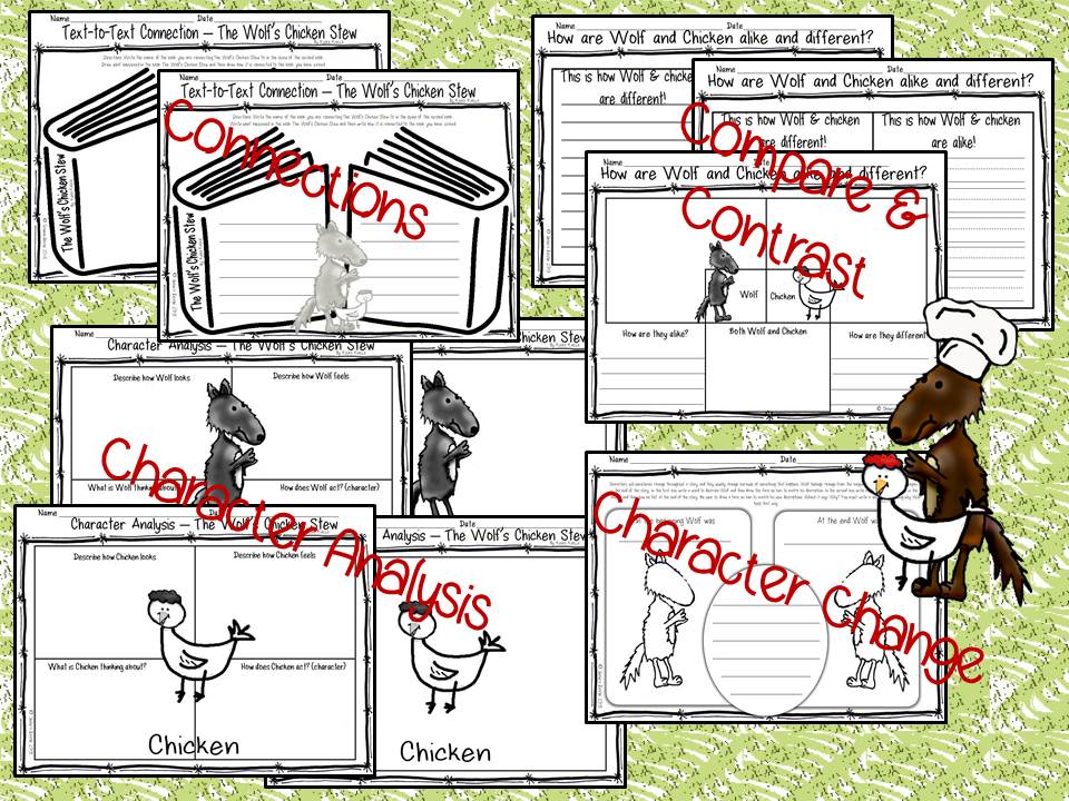 The Wolf's Chicken Stew by Keiko Kasza - Teaching Ideas | The Picture ...