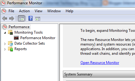 Check Computer Performance Using Windows Performance Monitor