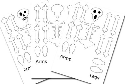 Halloween Skeleton Template