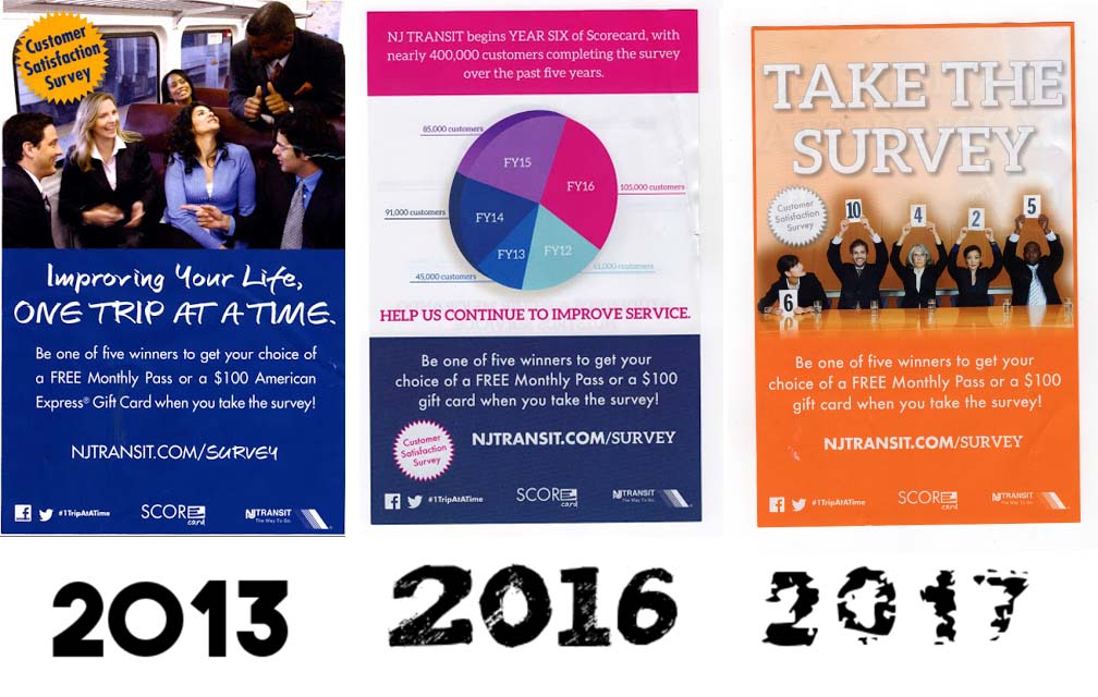 Eat A Dick, Joel: The Blog: The 2017 NJ Transit Survey Flyer and The ...