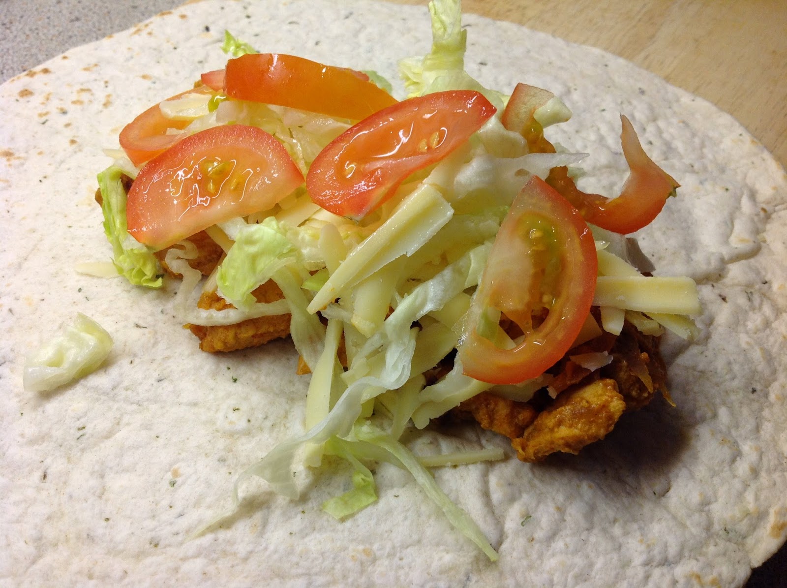This Muslim Girl Bakes: Cheesy Chicken Tandoori Wraps