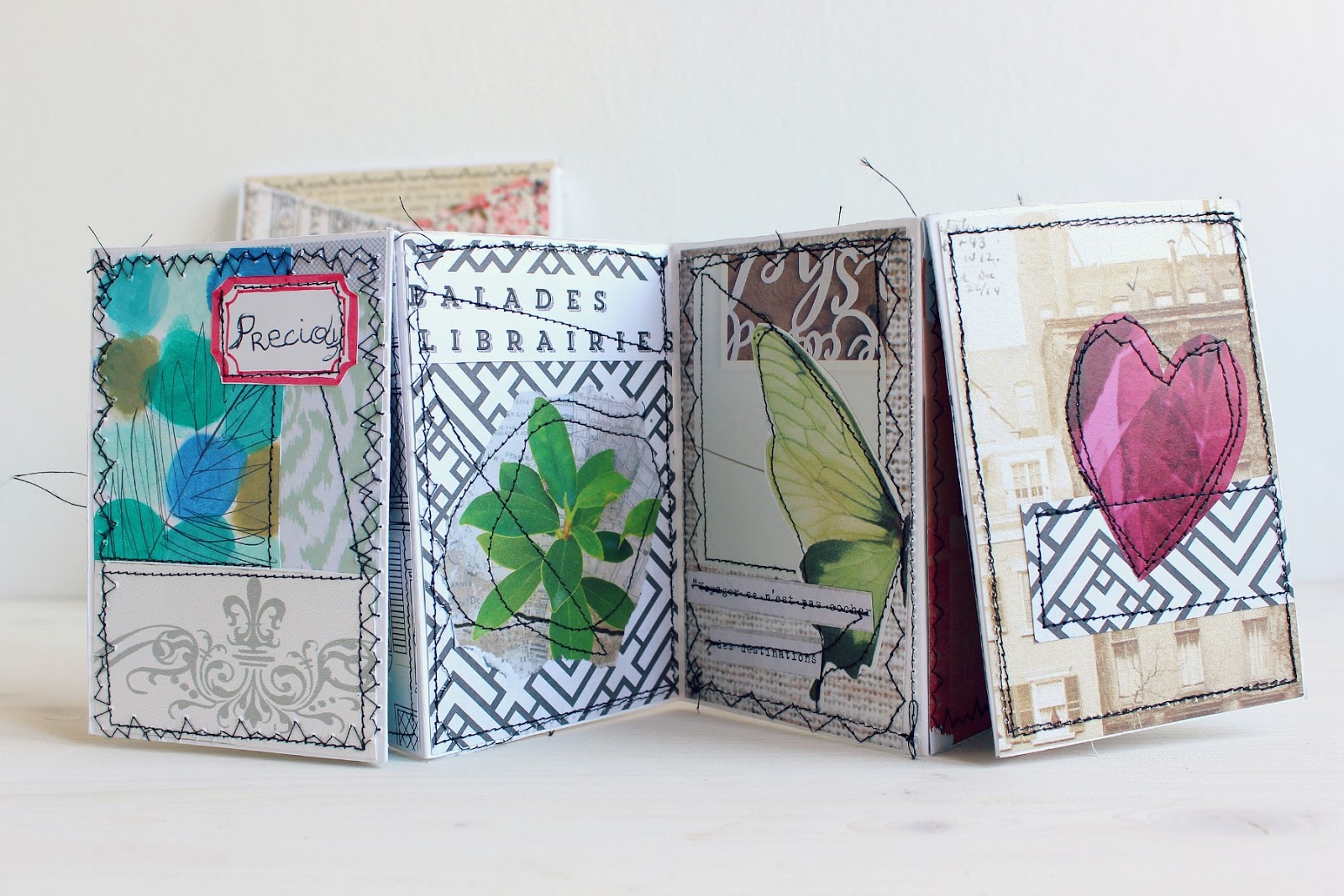 Roxy Creations: Stitching paper journals with Mary Ann Moss
