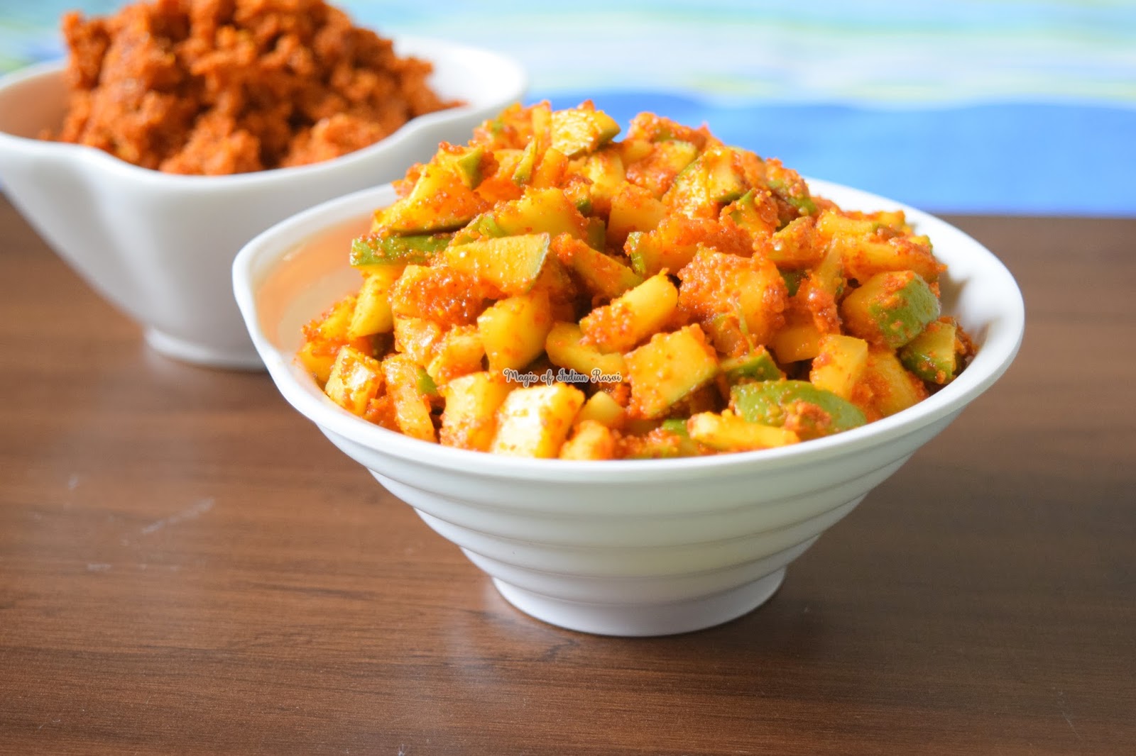 Gujarati Methia No Masala & Instant Mango Pickle - Gujarati Athanu ...