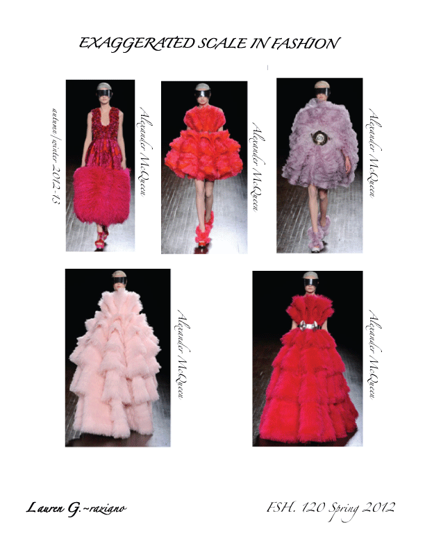 Lauren Graziano: Exaggeration/Emphasis in Fashion