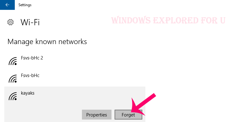 Logeshwaran.org: Forget WiFi network in Windows 10 - How to guide [Updated]