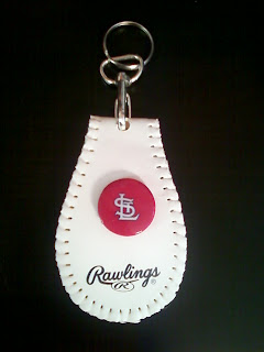 Ronnie McGrath Homemade Crafts: Real Baseball Keychain Tutorial