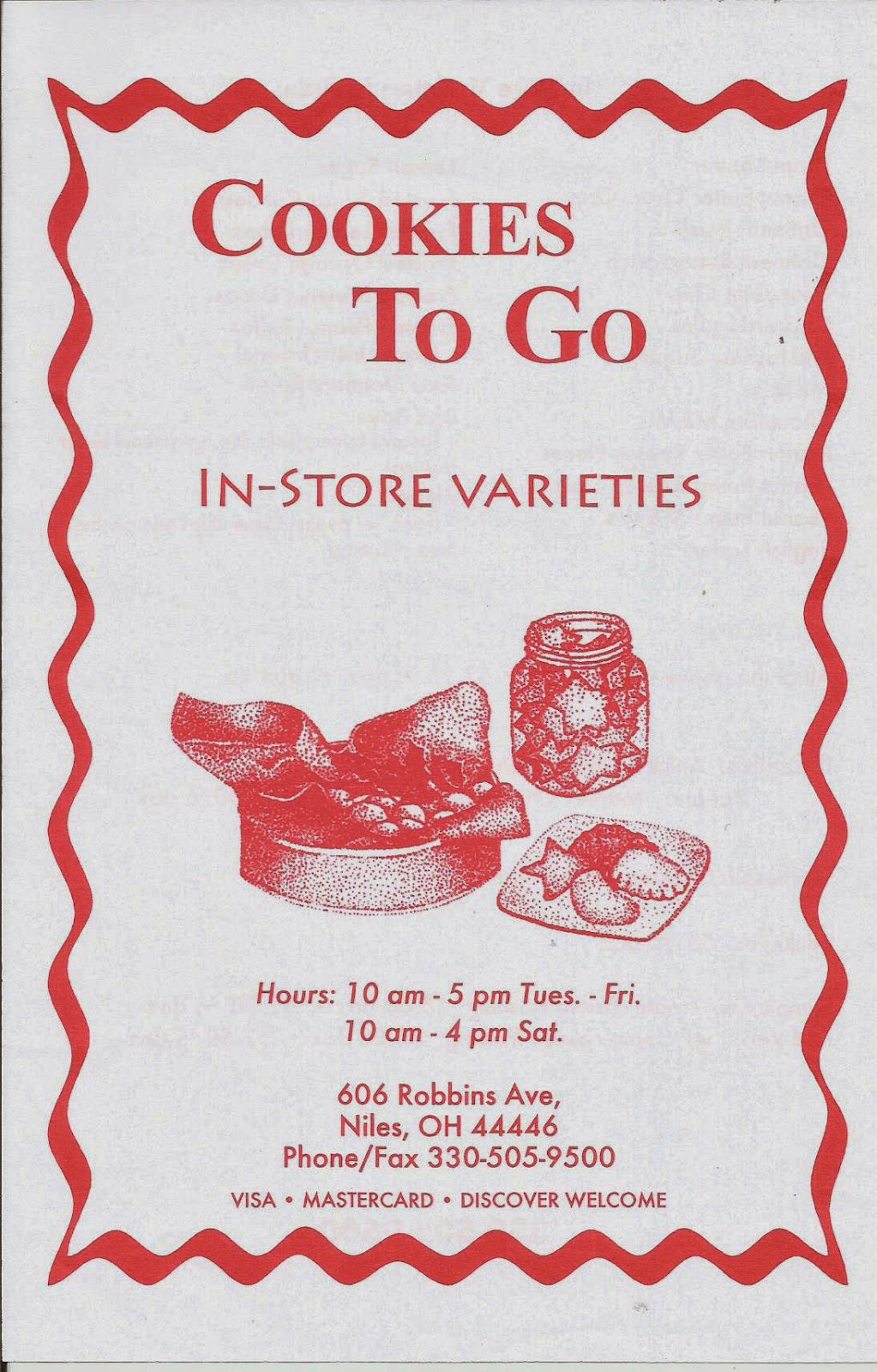 Life in Niles: Cookies to Go