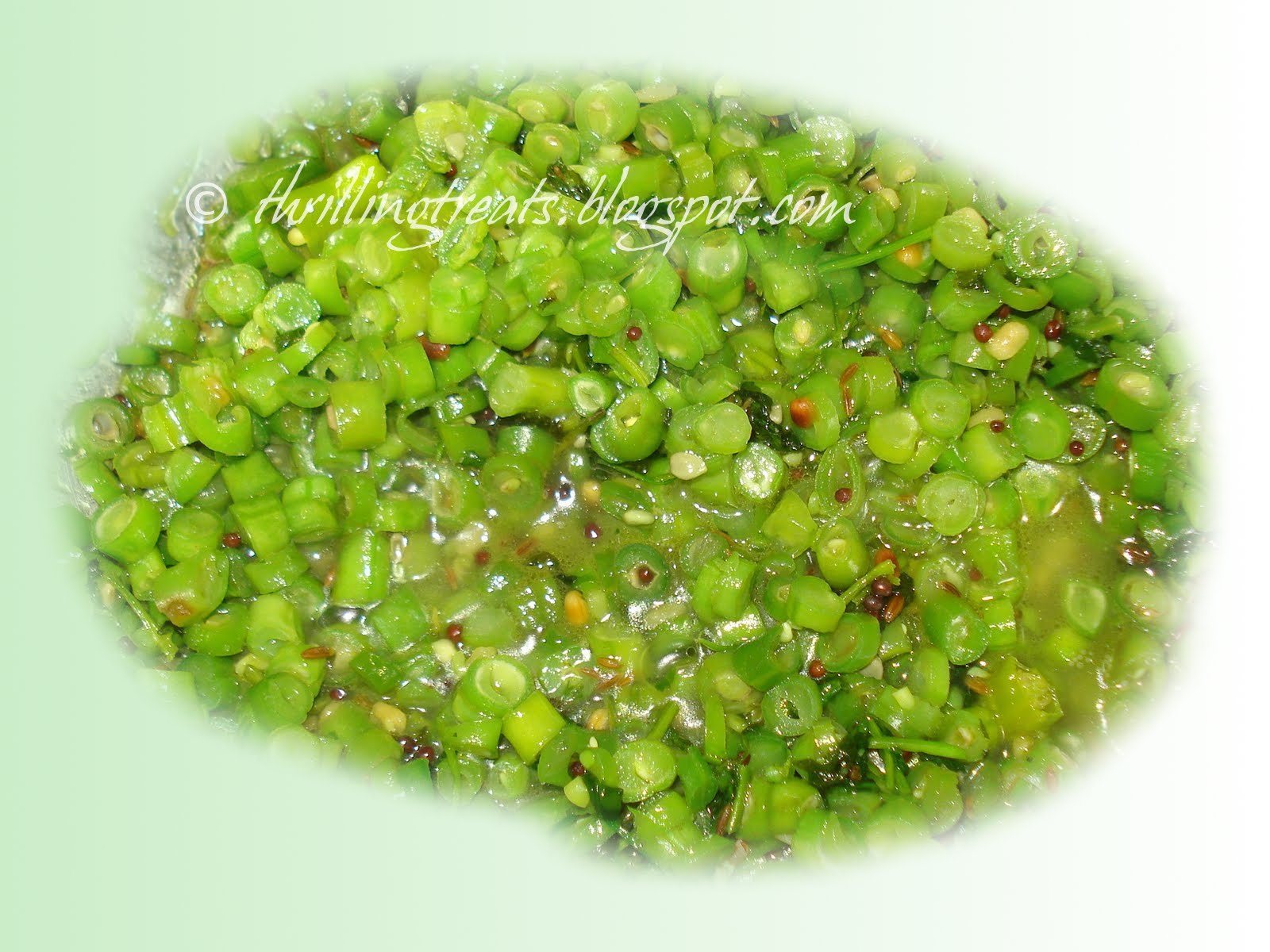 Food for art, heart and thought!: Beans curry/Beans kura/Beans palya