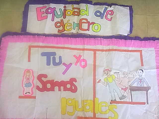 suusyy manzan0: cartel de humoristico de equidad de genero