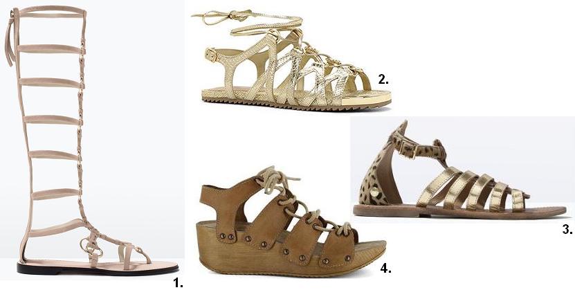 Vístete!! Las sandalias romanas triunfarán este verano