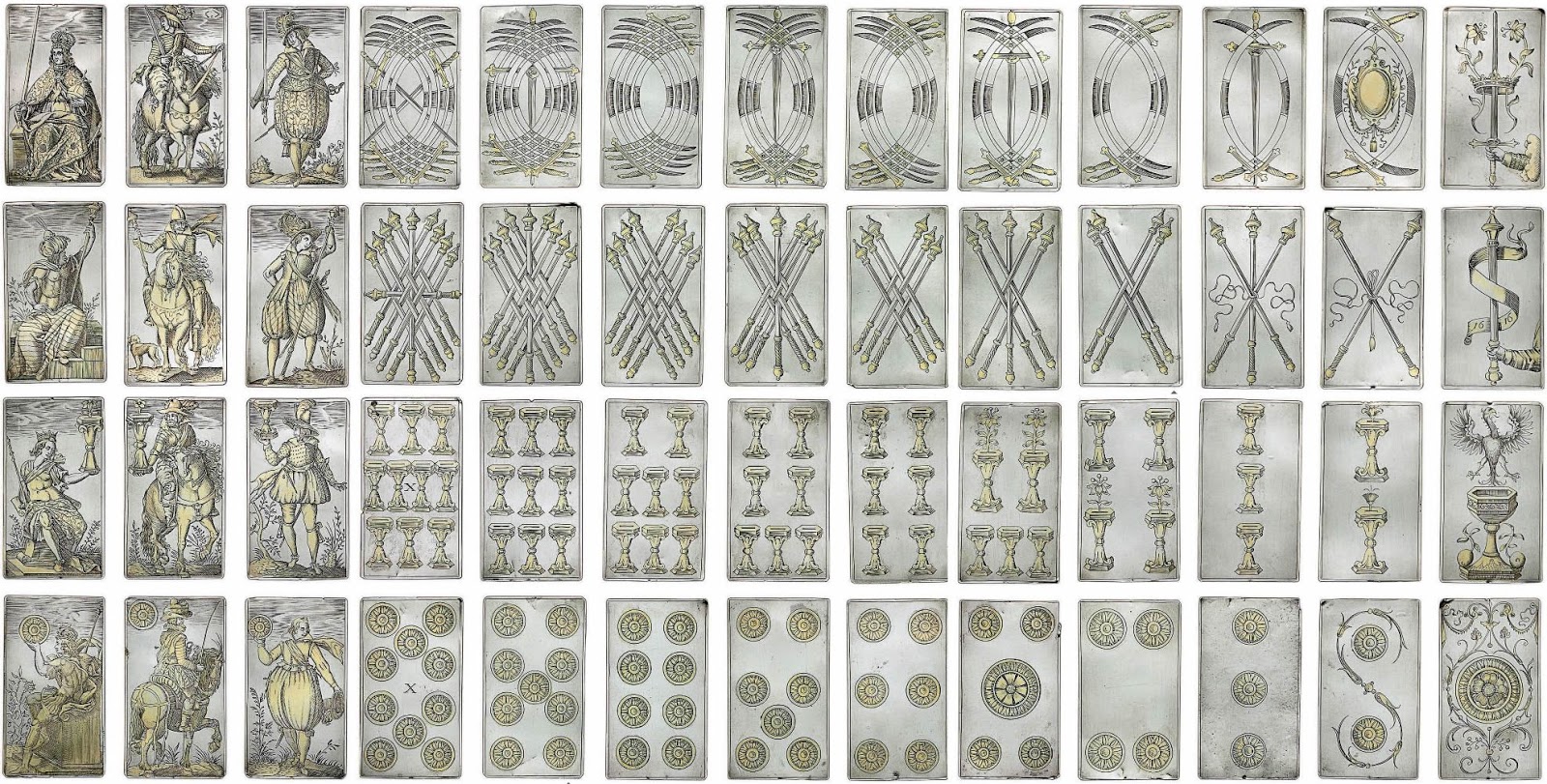 Interesting Pretties: 17th Century Playing Cards -- Made from Silver