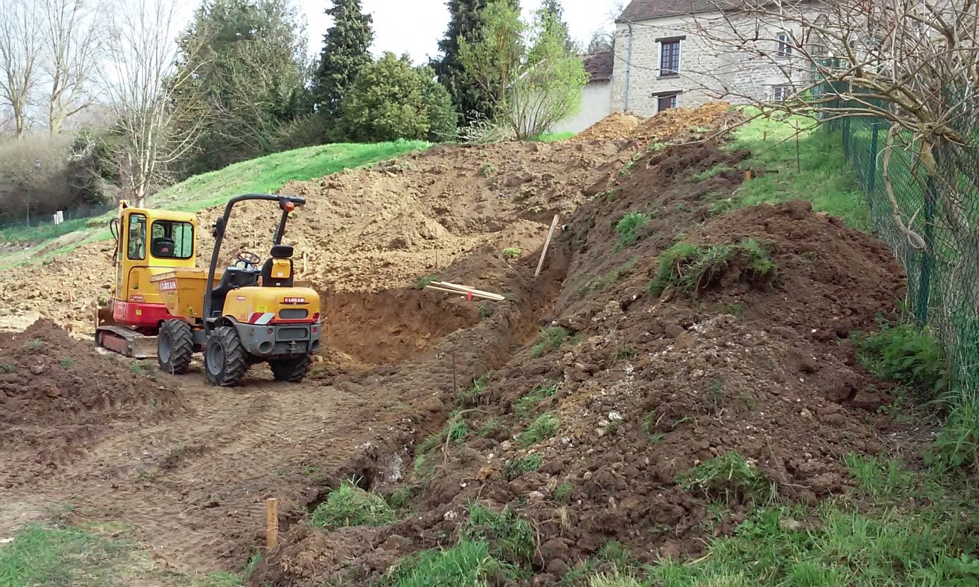 Travaux de terrassement