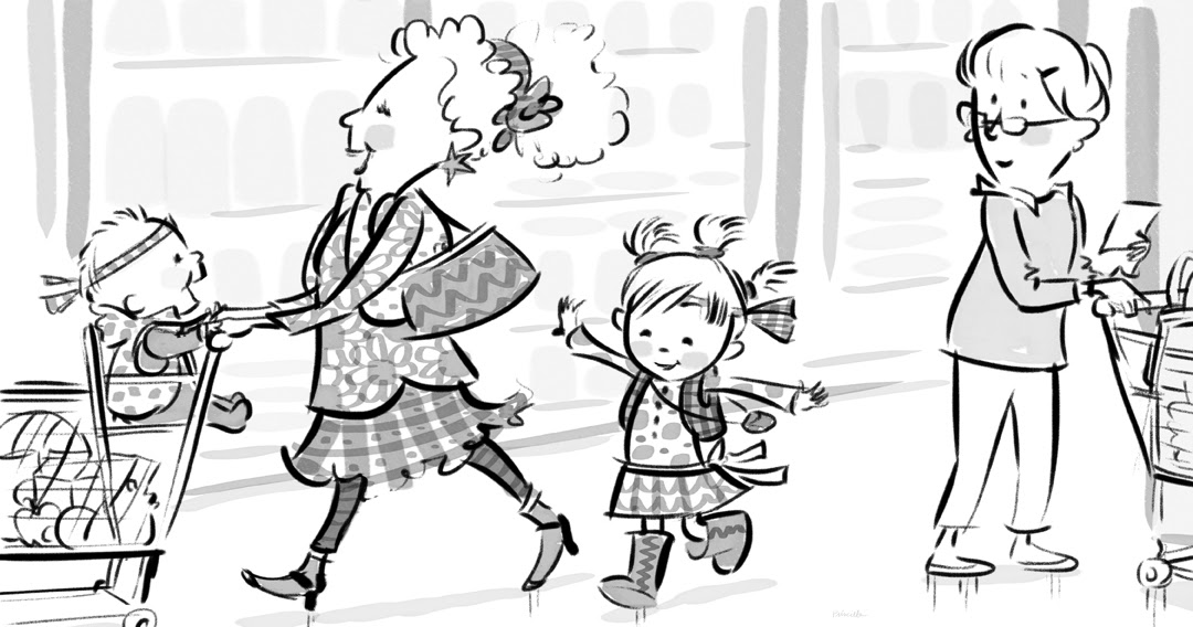 The Sketchables: Happy Clashing Clothes Day