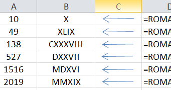 Konversi ke dan dari Angka Romawi - ExcelPix