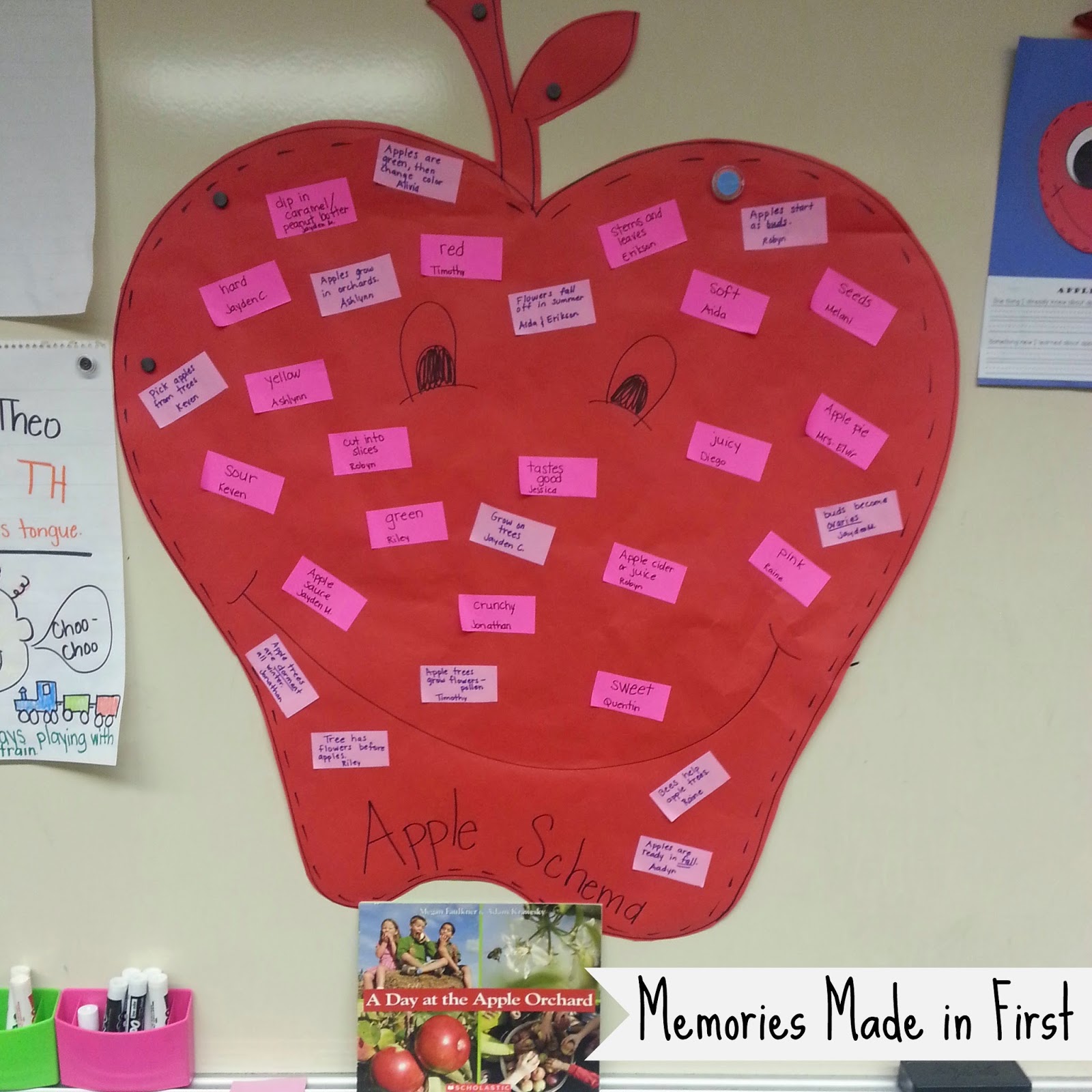 Memories Made in First: Apple Week! Using Schema to Make Connections