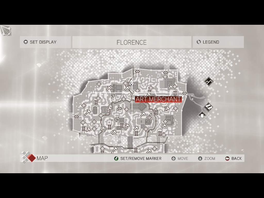 Interface Design: Assassin's Creed II interface