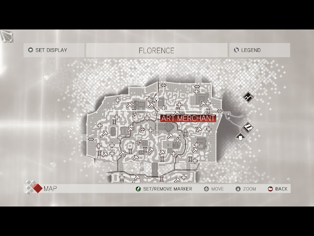 Interface Design: Assassin's Creed II interface