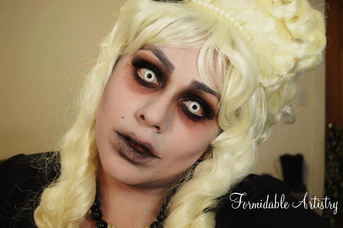 FormidableArtistry: Halloween Makeup: Victorian Ghost Bride