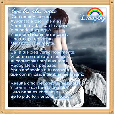 POEMARCOIRIS: Con las alas rotas