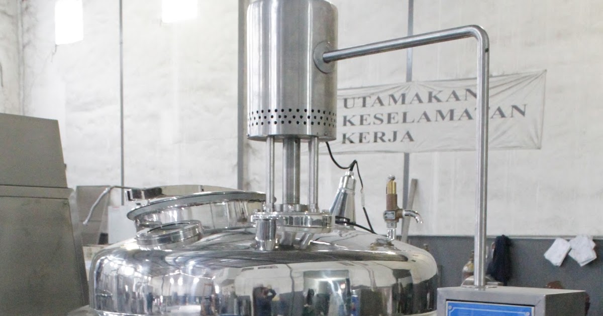 MESIN FARMASI: TANGKI MIXER TURRAX DOUBLE JACKET