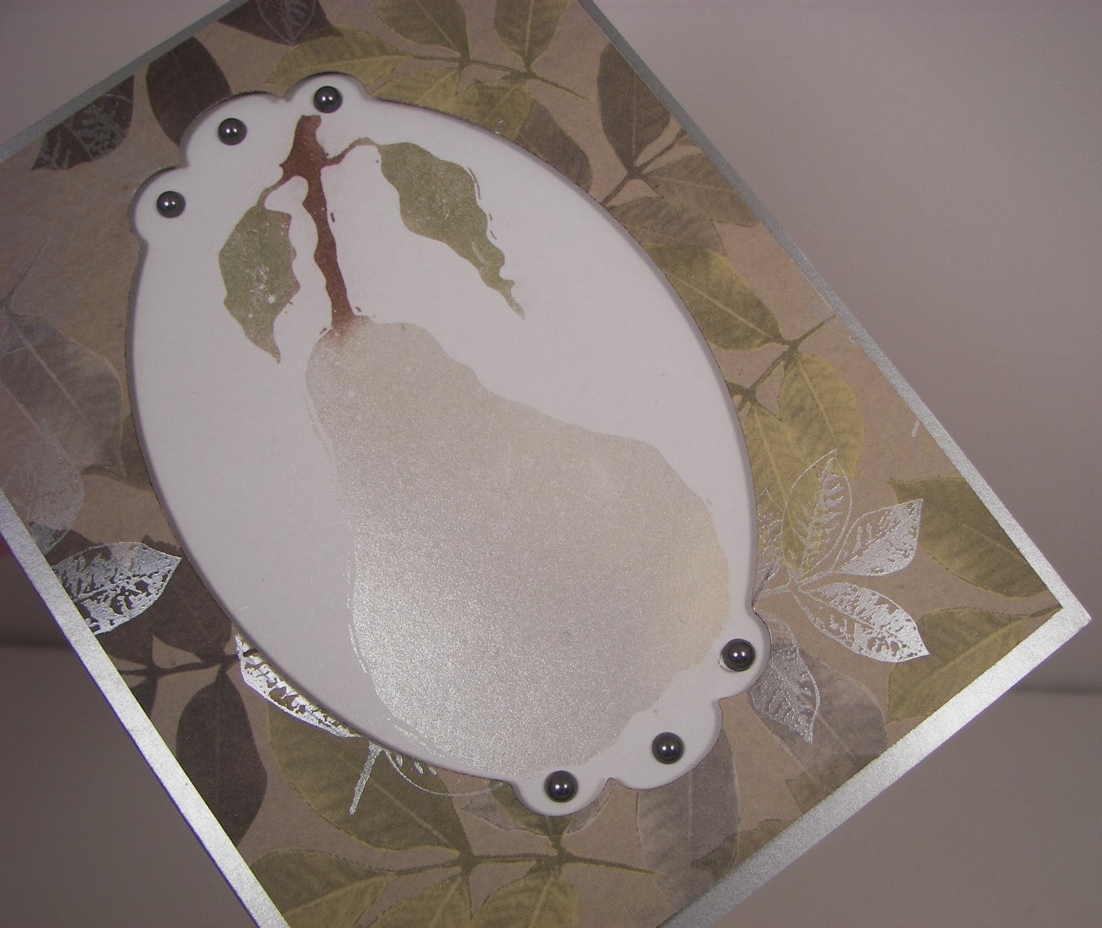 Jane's Crafty Cabin: Perfect Pearls and Pears