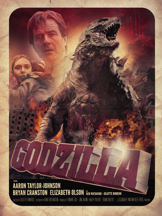 GODZILLA: GALERIA DE POSTERS FAN ART