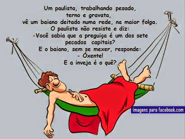 O Paulista e o Baiano - Imagem Piada ~ Especializado Blog