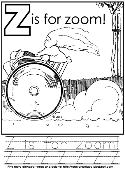 Zoom Zoom Coloring Pages