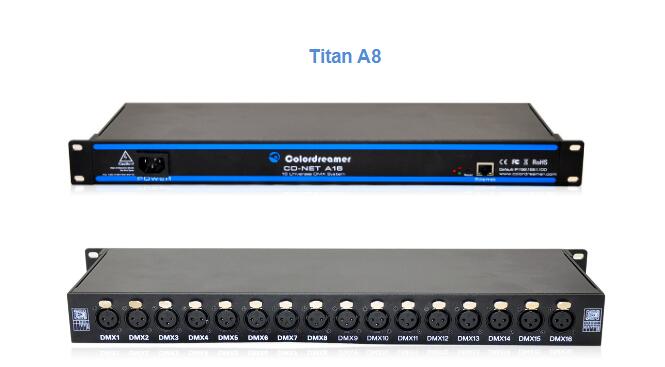 Artnet DMX controller For DMX RGB led pixel/strips