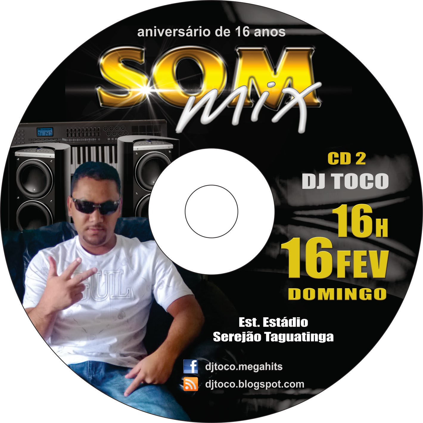DJ TOCO Mega Hits Music: Download CD 02 Som Mix 16 anos (DJ TOCO Mega Hits)