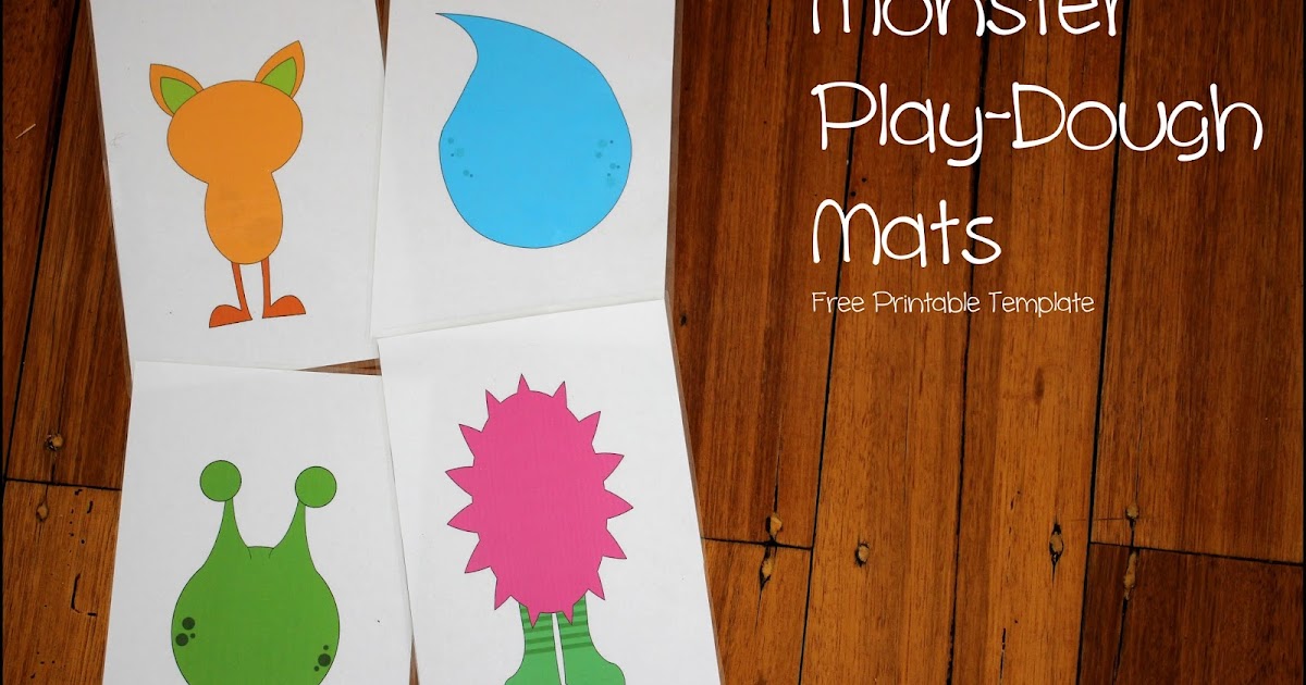 Mamma That Makes: Monster Play Dough Mats