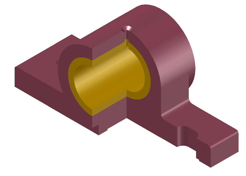 Machine Drawing: Bushed Bearing and Gib and Cotter Joint