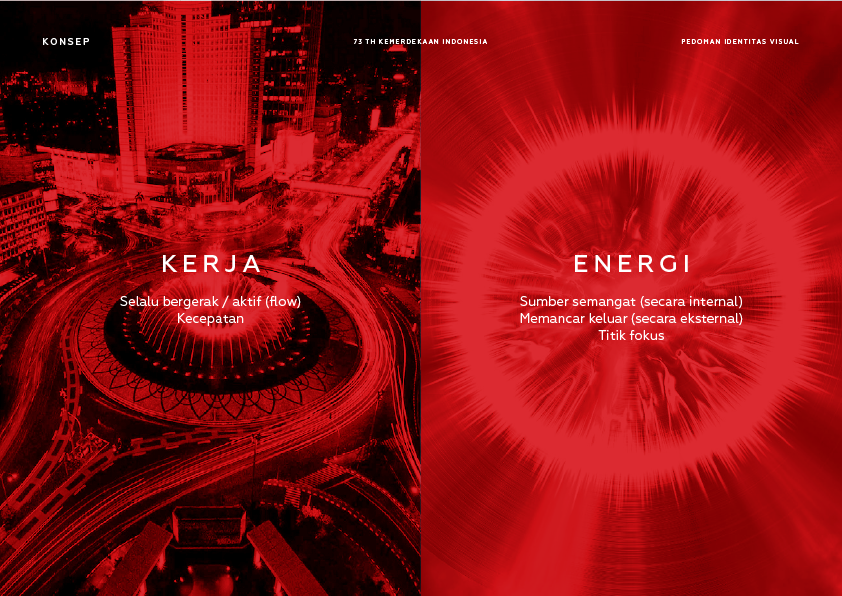 [Review] Desain Logo dan Branding HUT RI ke 73 Tahun, Bekerja dengan Energi