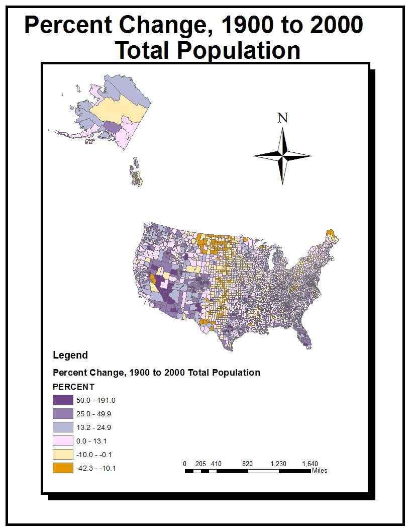 Geography 7(Introduction to Geographic Information Sytems): Census Map ...