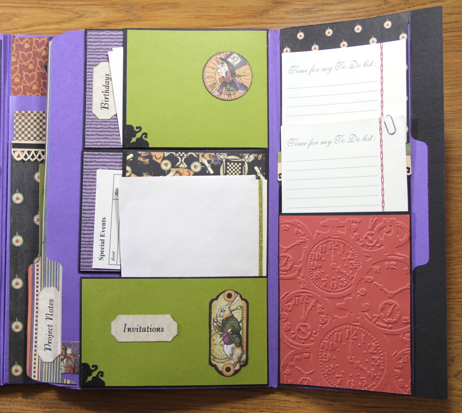 The Paper Boutique: Life Planner Made using File Folders
